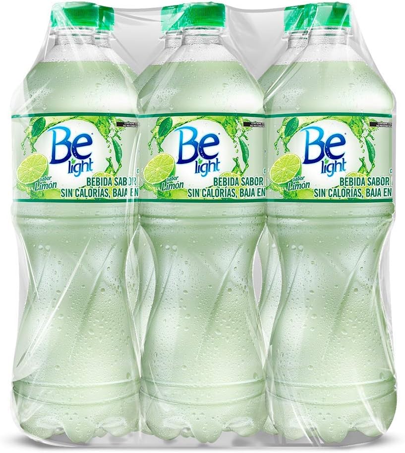 Be Light, Agua Embotellada, Sabor Limón, 1 Litro. Paquete De 6: Amazon ...