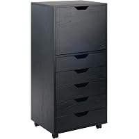 Amazon.com: Winsome Wood Halifax Storage/Organization, Black : Home ...