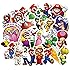 Amazon.com: Super Mario Cartoon Waterproof Laptop Stickers Waterproof ...