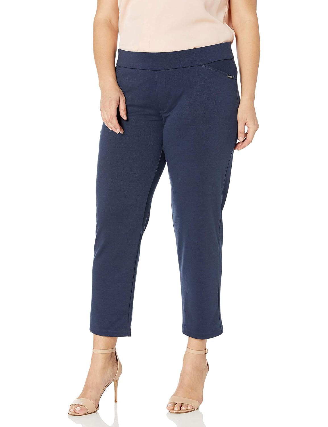 Buy Chic Classic Collection Women's Plus Size Knit Pull-on Pant at ...