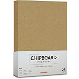 Amazon.com: 15 Sheets Chipboard 24pt (Point) 11 X 17 Inches Light ...