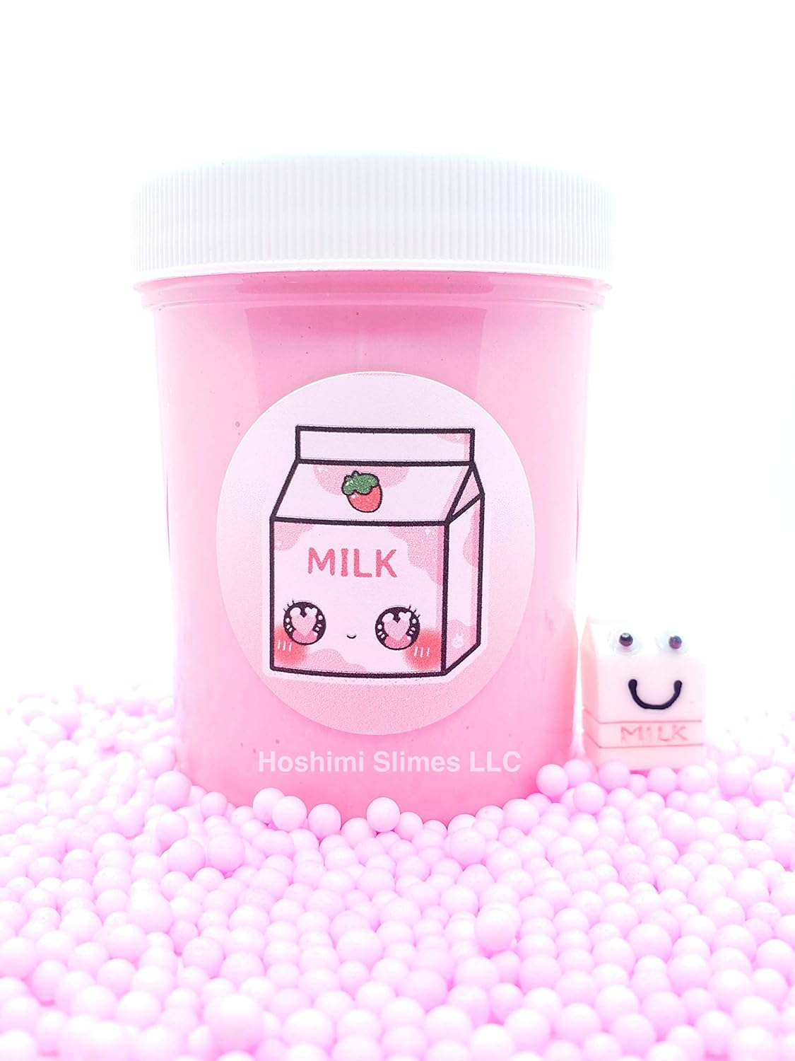 Amazon.com: Strawberry Milk Handmade Slime -Hoshimi Slimes: Handmade