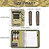 Army Military Padfolio Ring Binder with Zippered Portfolio Organizer ...