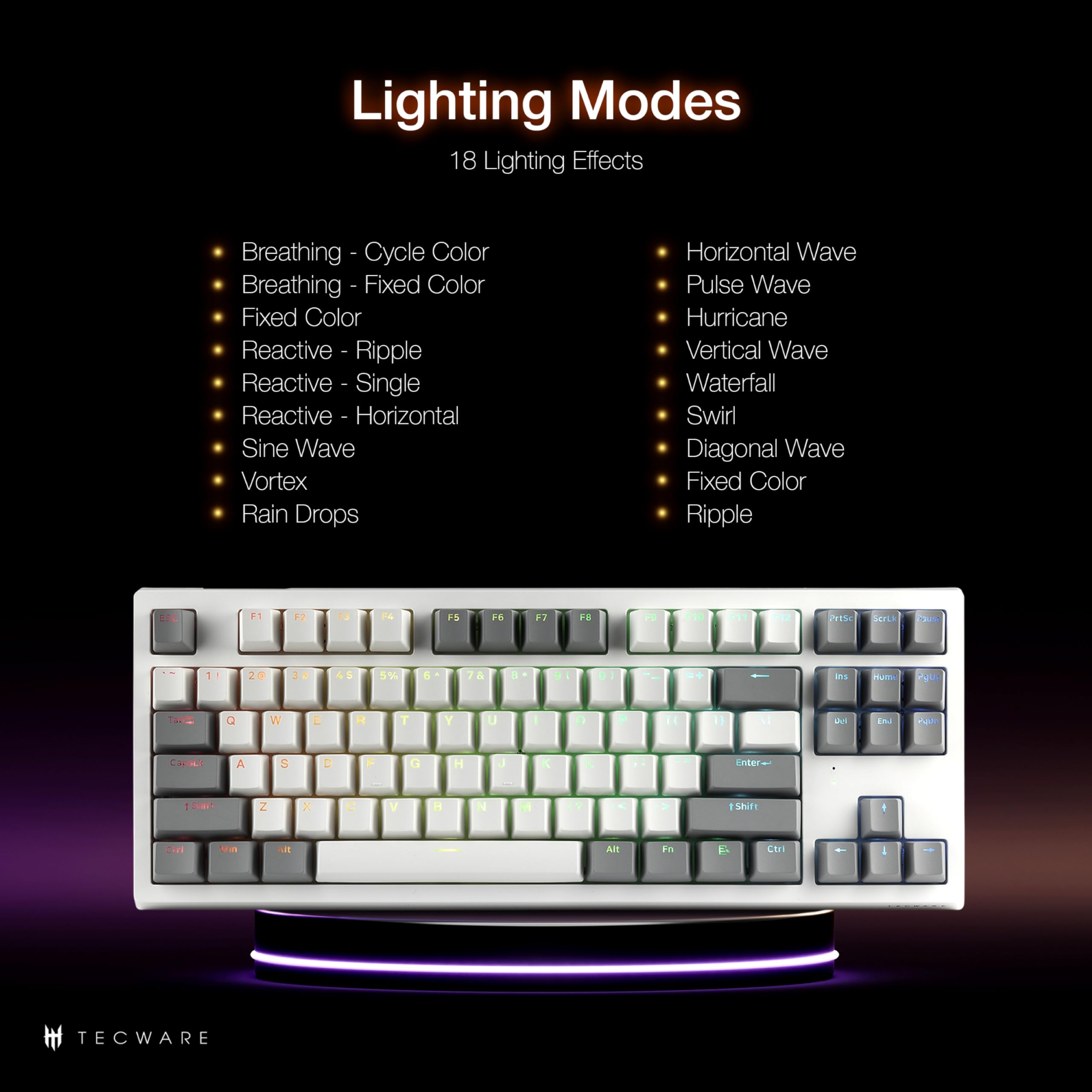 Mua TECWARE Phantom+ Elite 87 Key RGB Mechanical Gaming Keyboard | 3 ...
