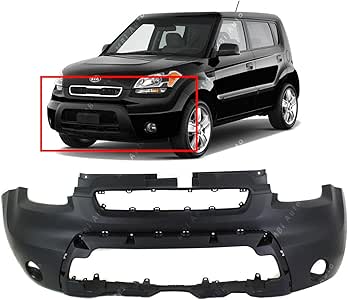 Amazon.com: MBI AUTO - Primered, Front Bumper Cover Fascia for 2010 ...