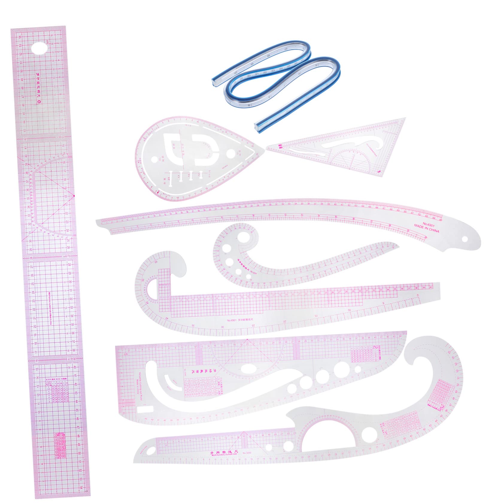 Mua SEWACC 1set Sewing Ruler Kit French Curve Pattern Ruler and Tailor ...
