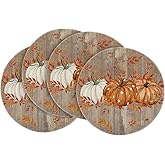Amazon.com: Artoid Mode Pumpkin Buffalo Plaid Fall Placemats Set of 6 ...
