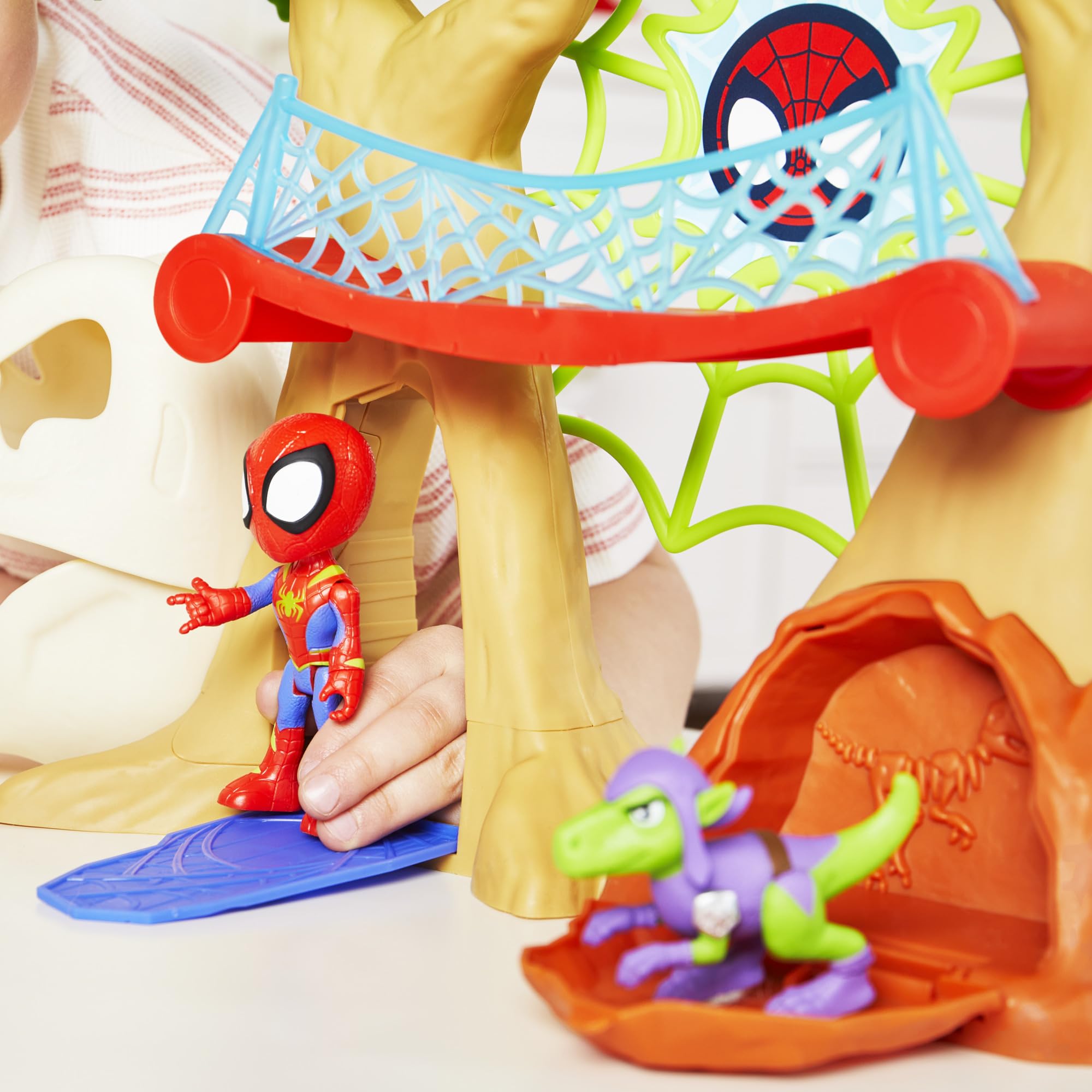 Mua Spidey and his Amazing Friends Marvel Dino-Webs Treehouse Playset ...