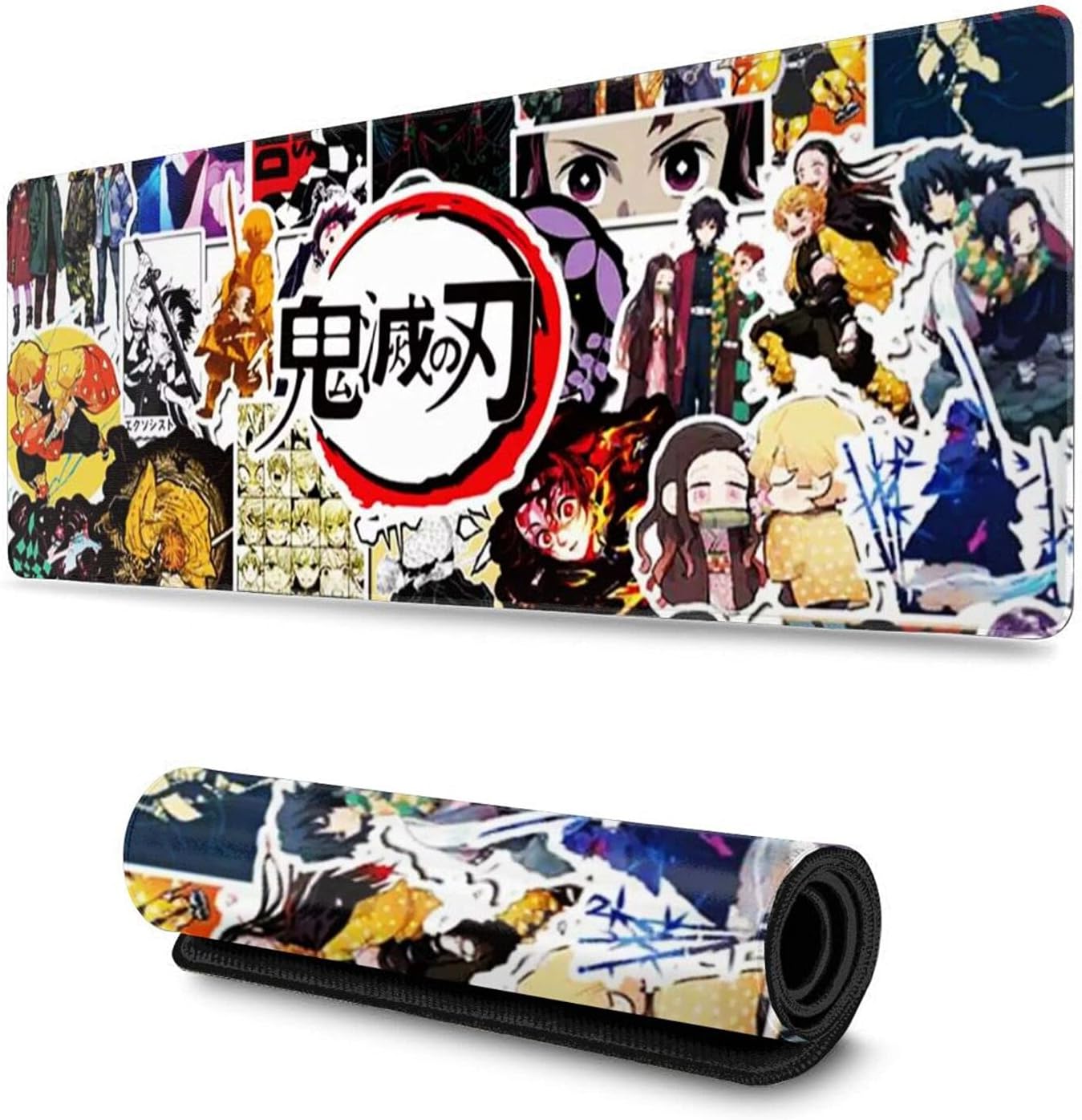 Demon Slayer Poster Large Mouse Pad Anime Gaming Non Slip Rubber Mat ...