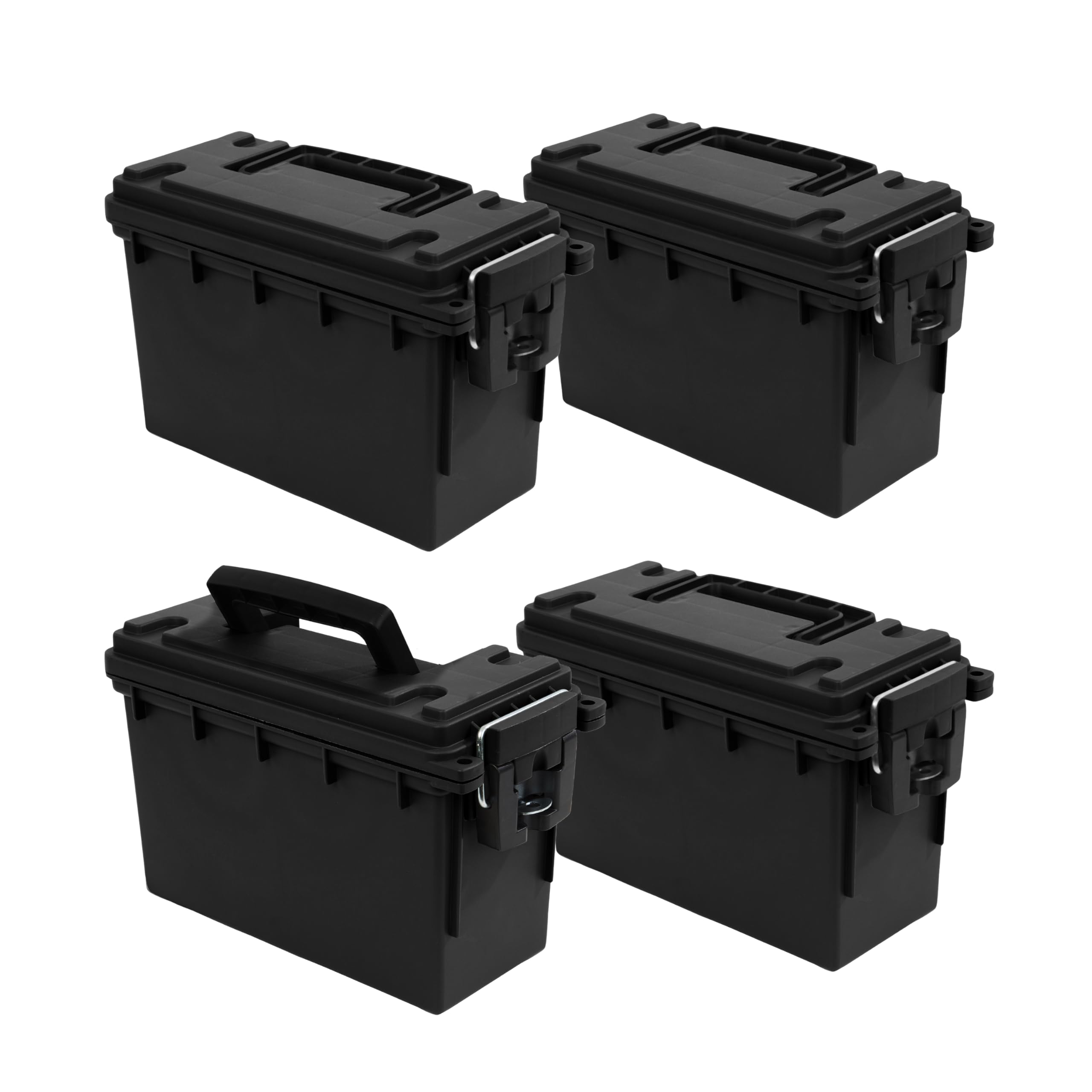 Sheffield 12772 4-Pack Ammo Storage Box, Stackable .30 Cal Field Boxes ...