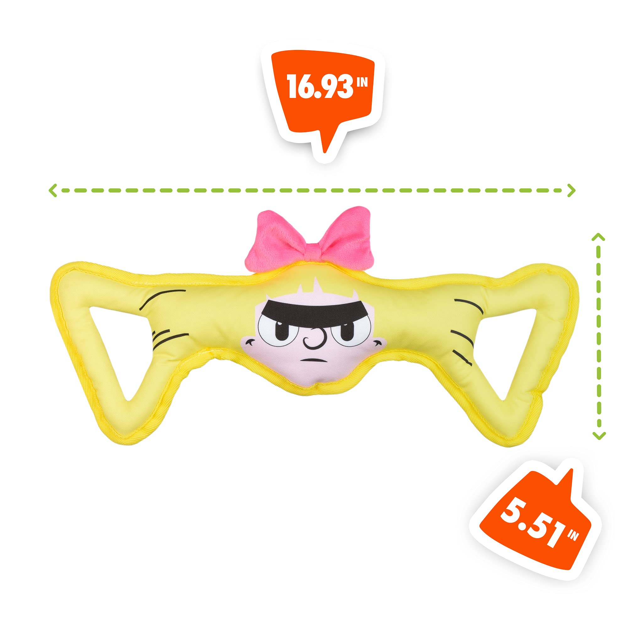 Nickelodeon For Pets Hey Arnold Helga Oxford Pull Plush Dog Toy | 15 ...