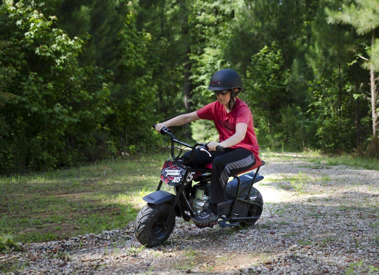 Monster Moto MM-B105-RB Classic Mini Bike, Assembled in The USA (105CC ...