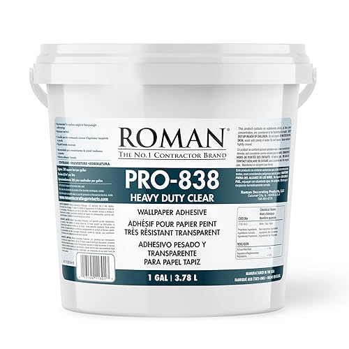 PRO-838 Heavy Duty Clear Wallpaper Adhesive, for Commercial Weight ...