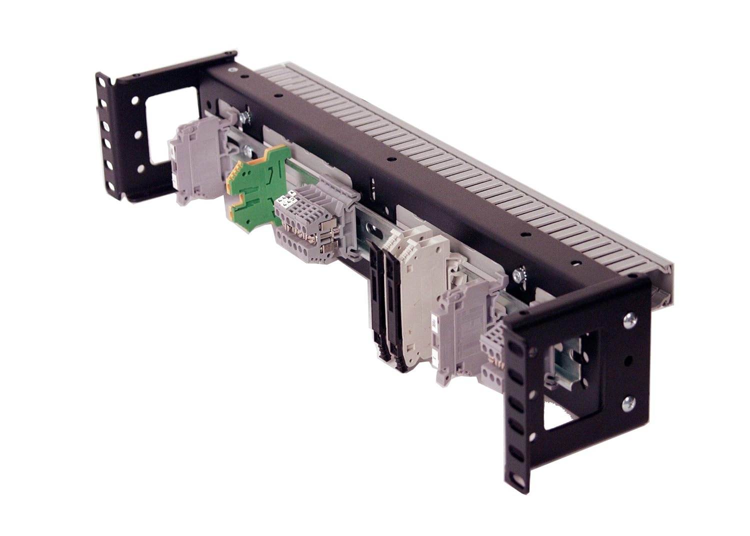 IRP1023D 2U Rackmount 3.78 inch Low Profile DIN Rail Panel for ...