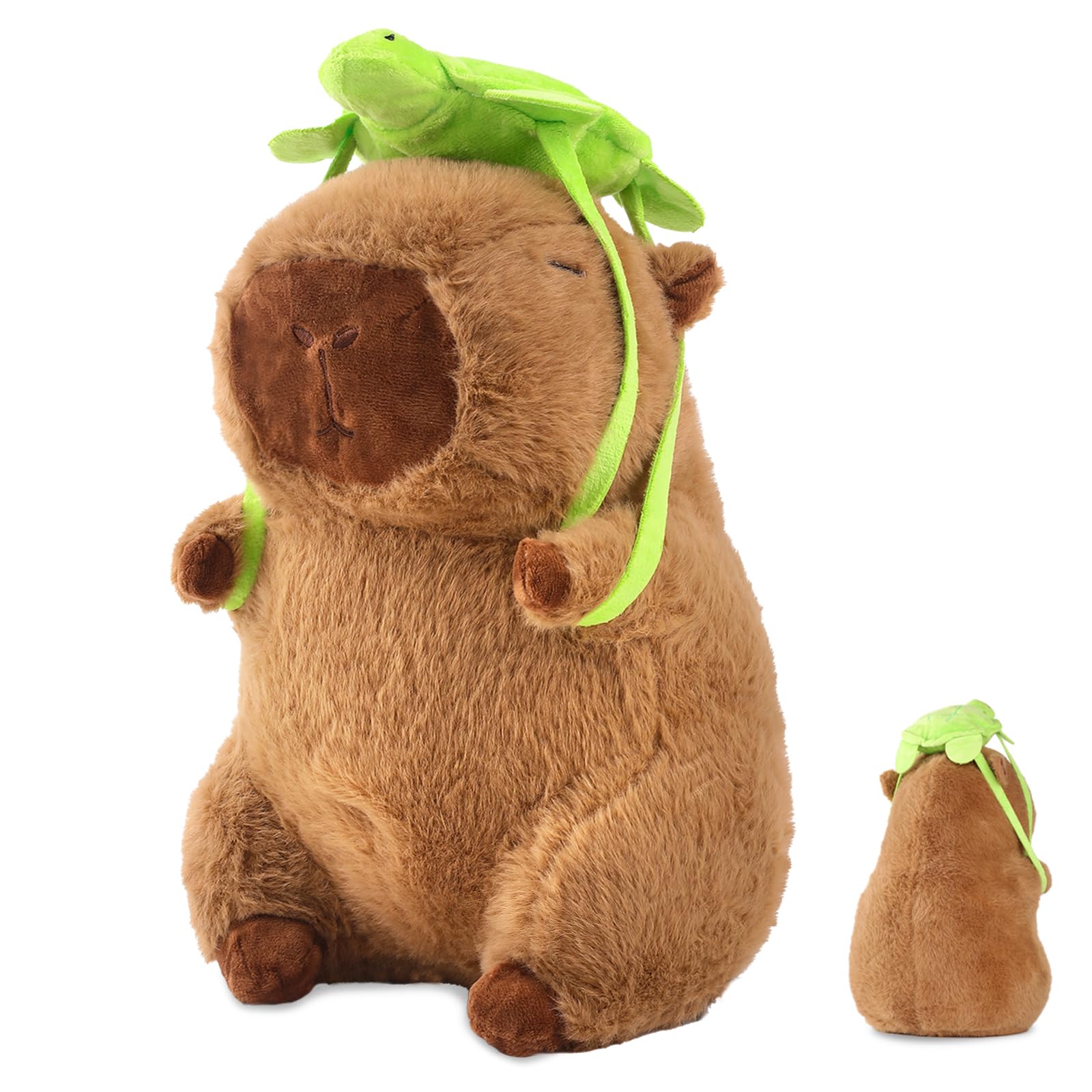SHINUOER Capybara Plush Cute Capybara Stuffed Animal Kawaii with Turtle ...
