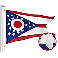 Amazon.com : G128 Ohio OH State Flag | 2x3 Ft | StormFlyer Series ...