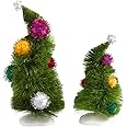 Amazon.com: Department 56 Grinch Villages Wonky Trees (Set of 2) : Home ...
