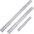 Amazon.com: eBoot Stainless Steel Ruler Metal Ruler with Conversion ...