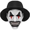 Amazon.com: HISECOO Halloween Clown Mask Smiling Demons Horror Masks ...