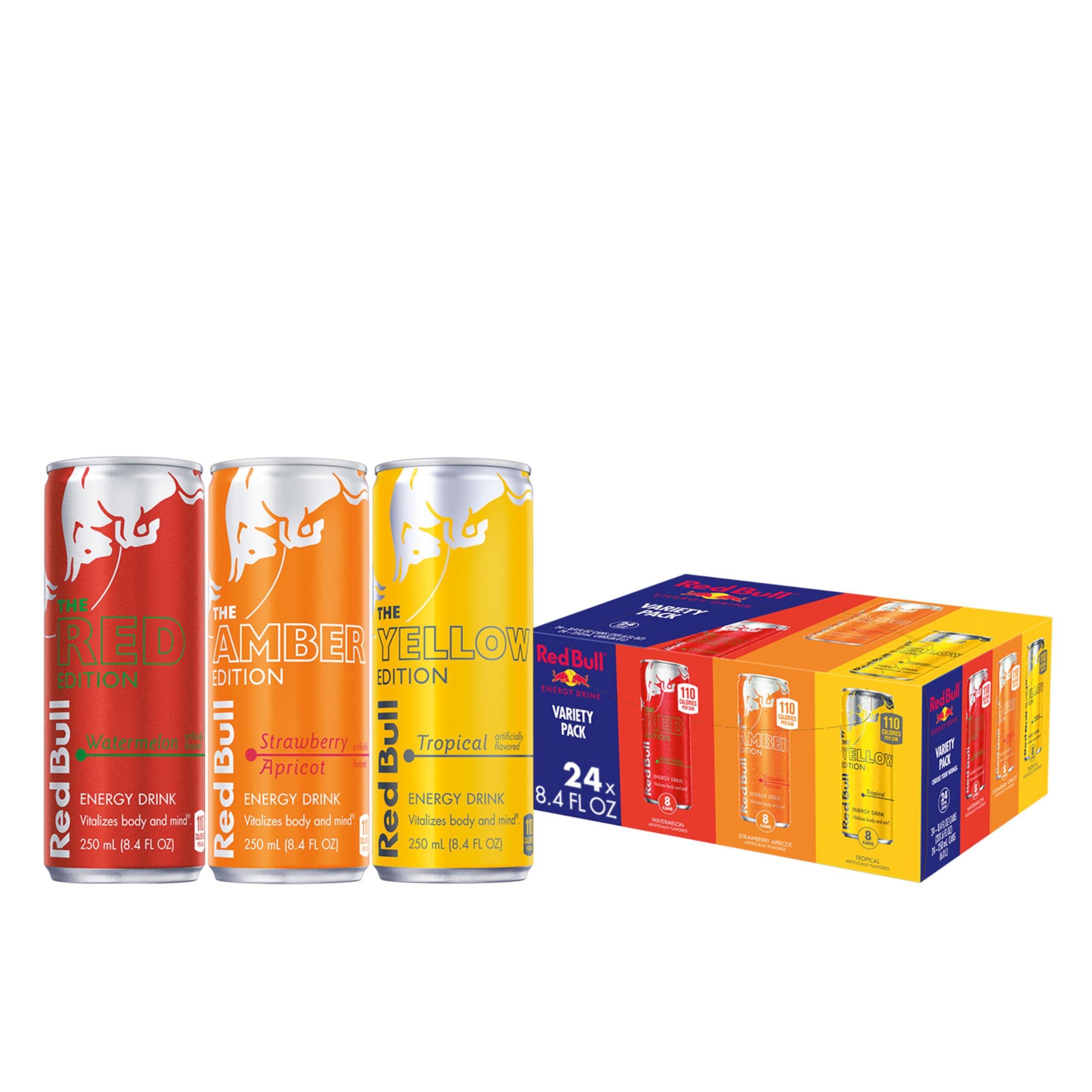 exp date 03/2025-Red Bull Energy Drink Variety Pack, Red, Yellow ...