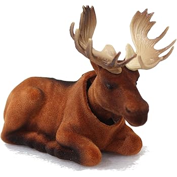 Amazon.com: Mighty Bobblehead Moose with Auto Dashboard Adhesive (Light ...