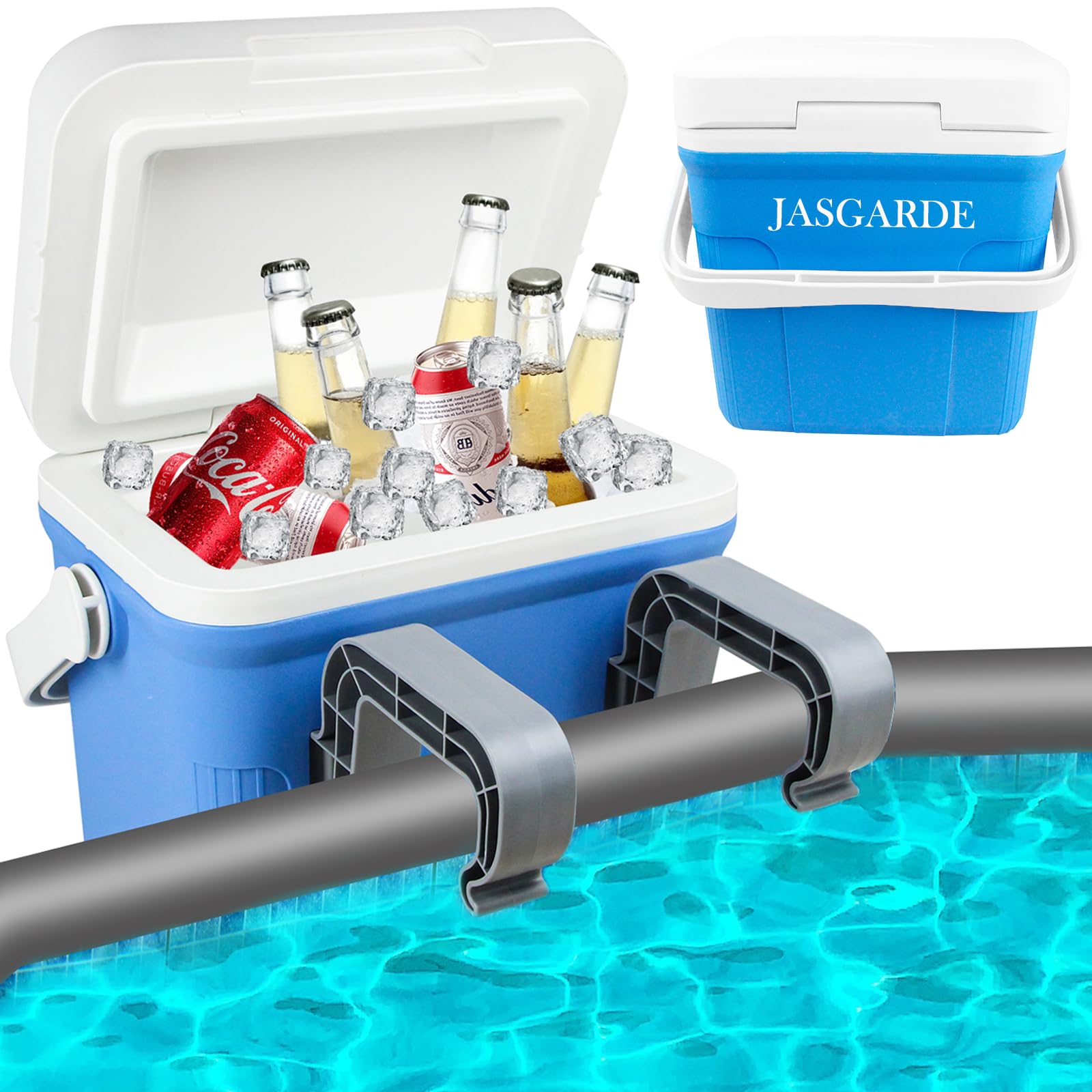 Pool Cooler, Insulated Hard Cooler Chest for Above Ground Pools ...