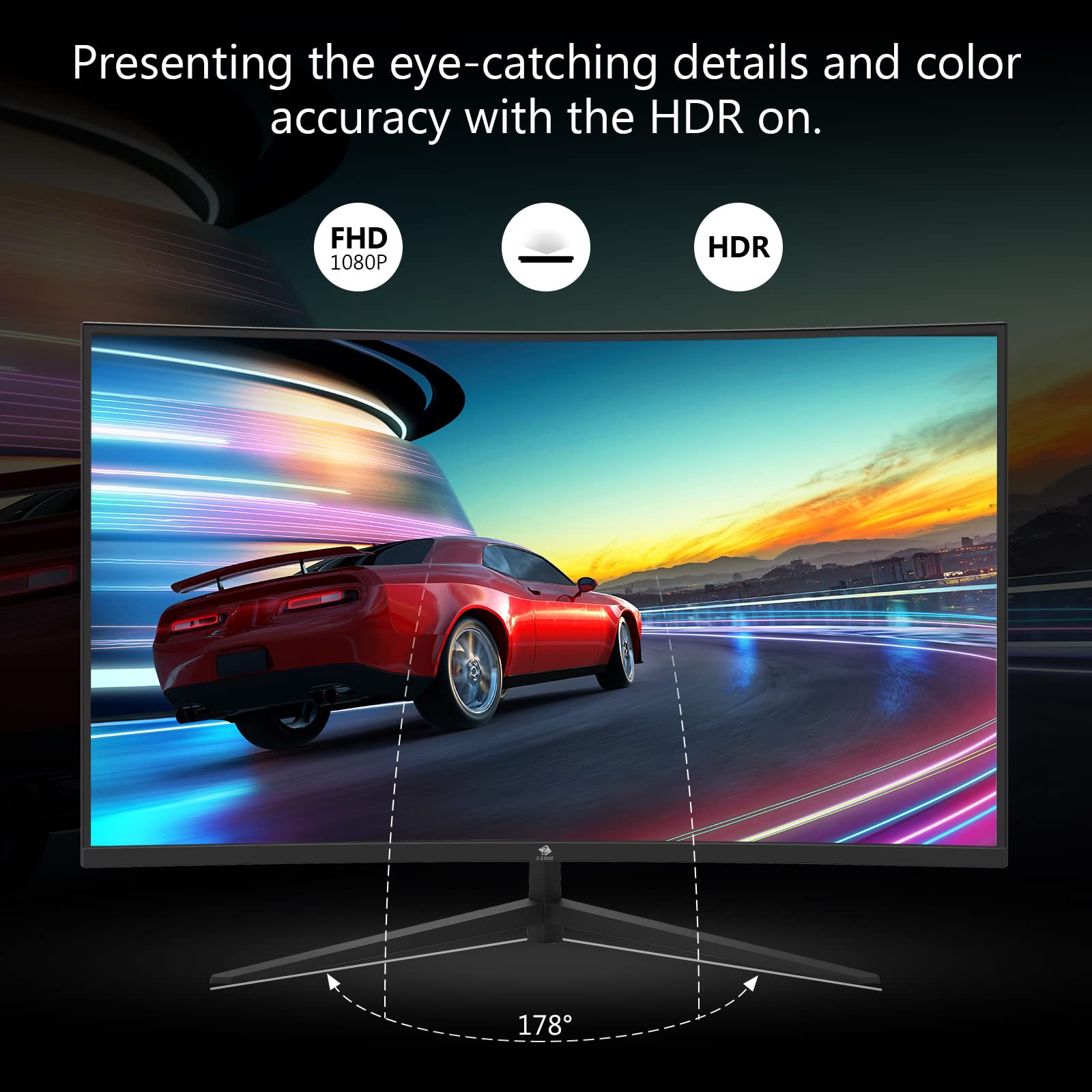 Mua Z-Edge 32 Inch Curved Gaming Monitor 240Hz 1ms MPRT Full HD 16:9 ...
