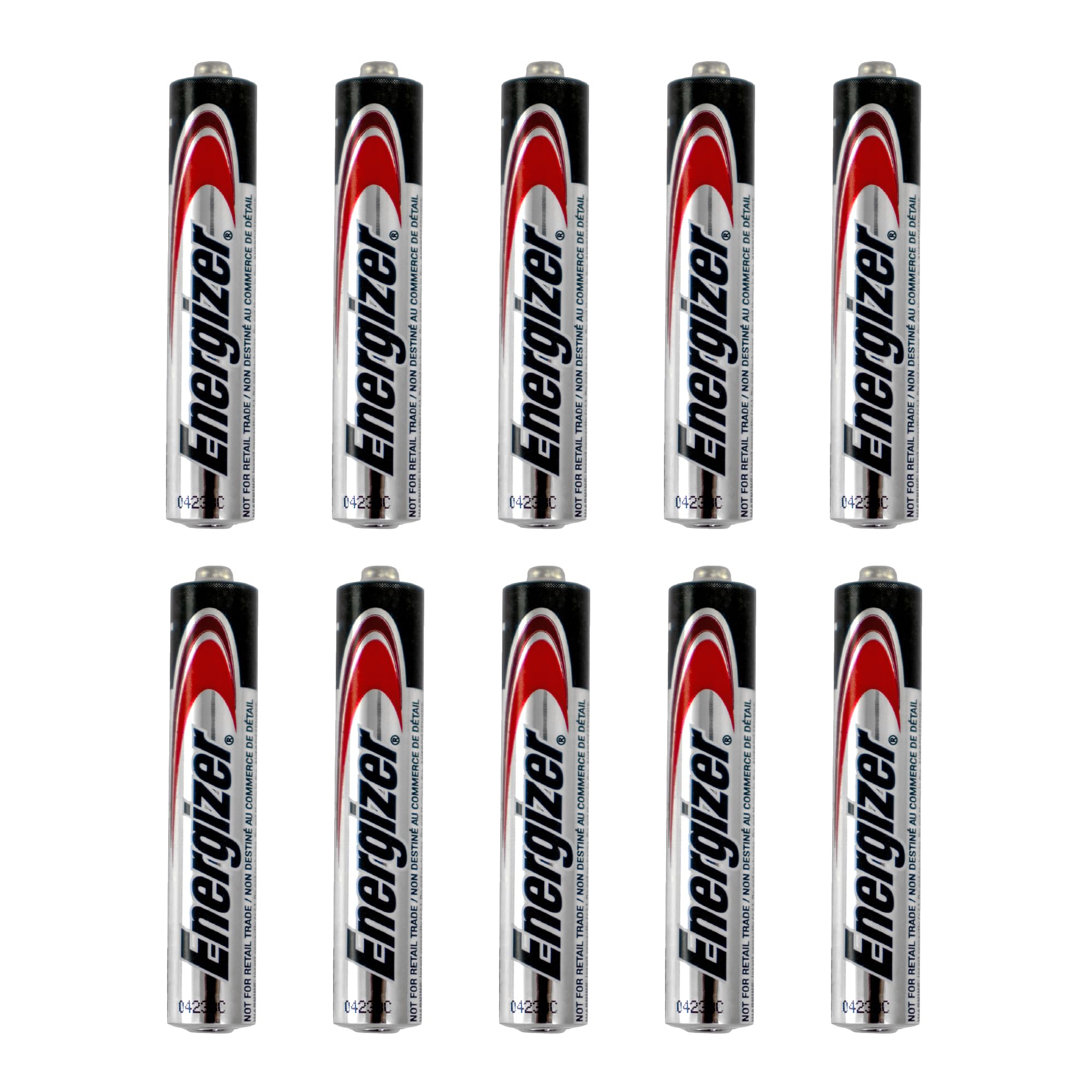 Energizer AAAA EN96 LR61 1.5v Miniature Alkaline Batteries - 10 Pack ...