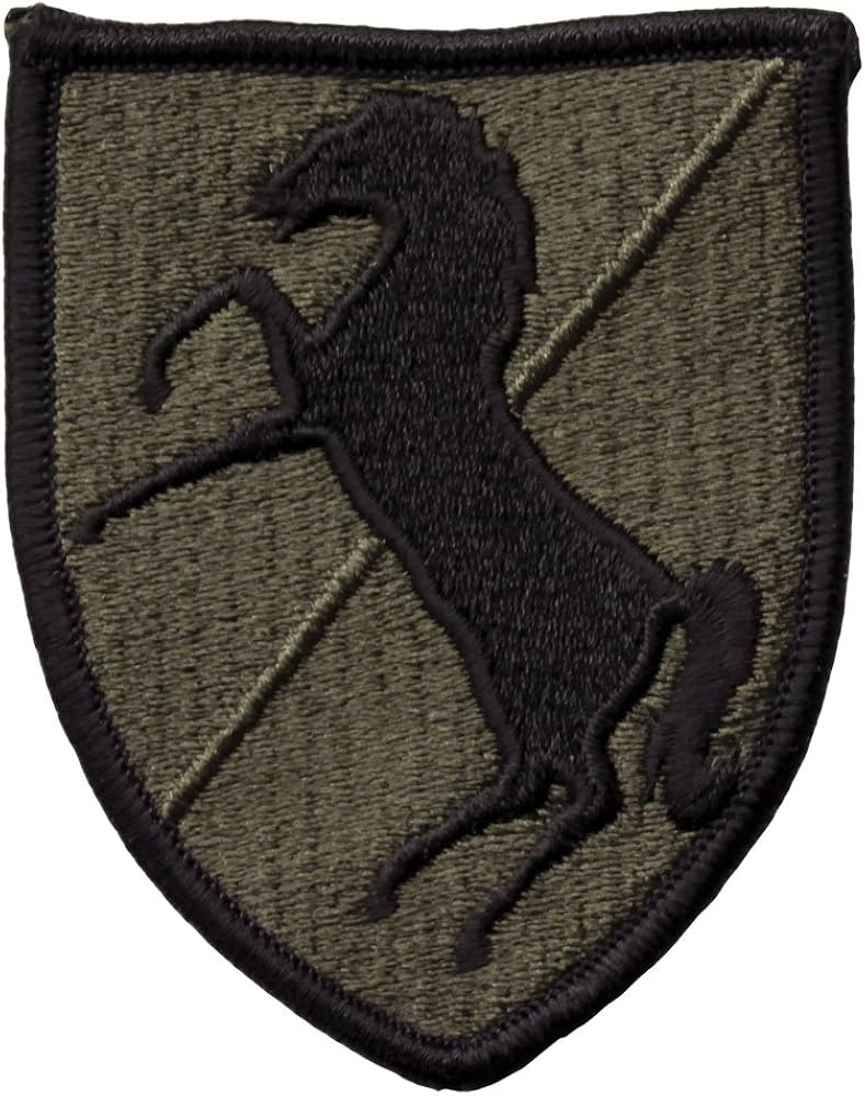 Amazon.com: 11th Armored Cavalry Regiment Patch Subdued: Clothing