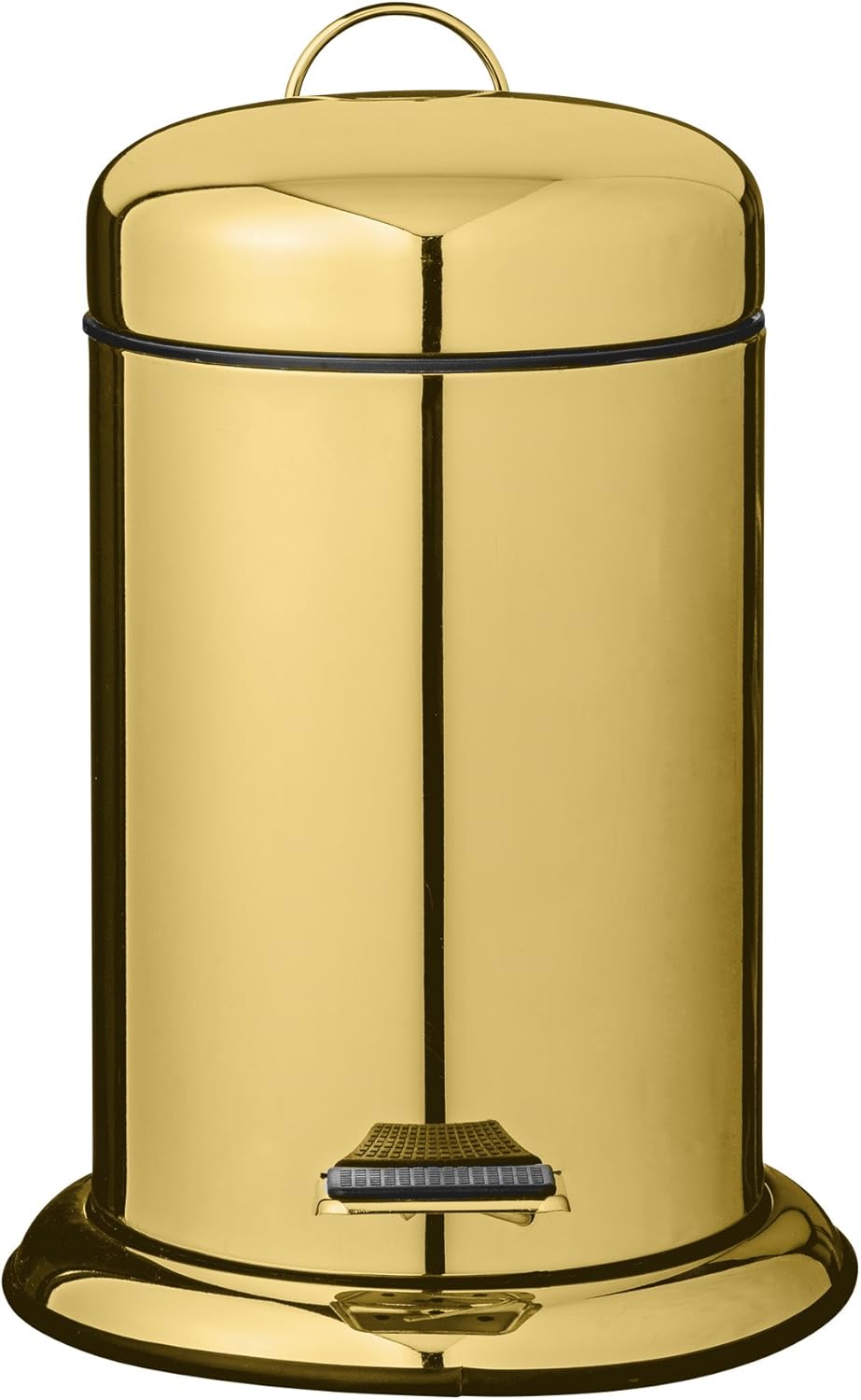Bloomingville Dustbin Shiny Gold Finish – BigaMart