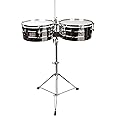 Rhythm Tech RT 5345 Timbales-cromo con soporte : Amazon.com.mx ...
