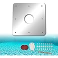 Amazon.com: ZAIGANMA 8 X 8 IN Pool Wall Repair Panel, Standard Above ...