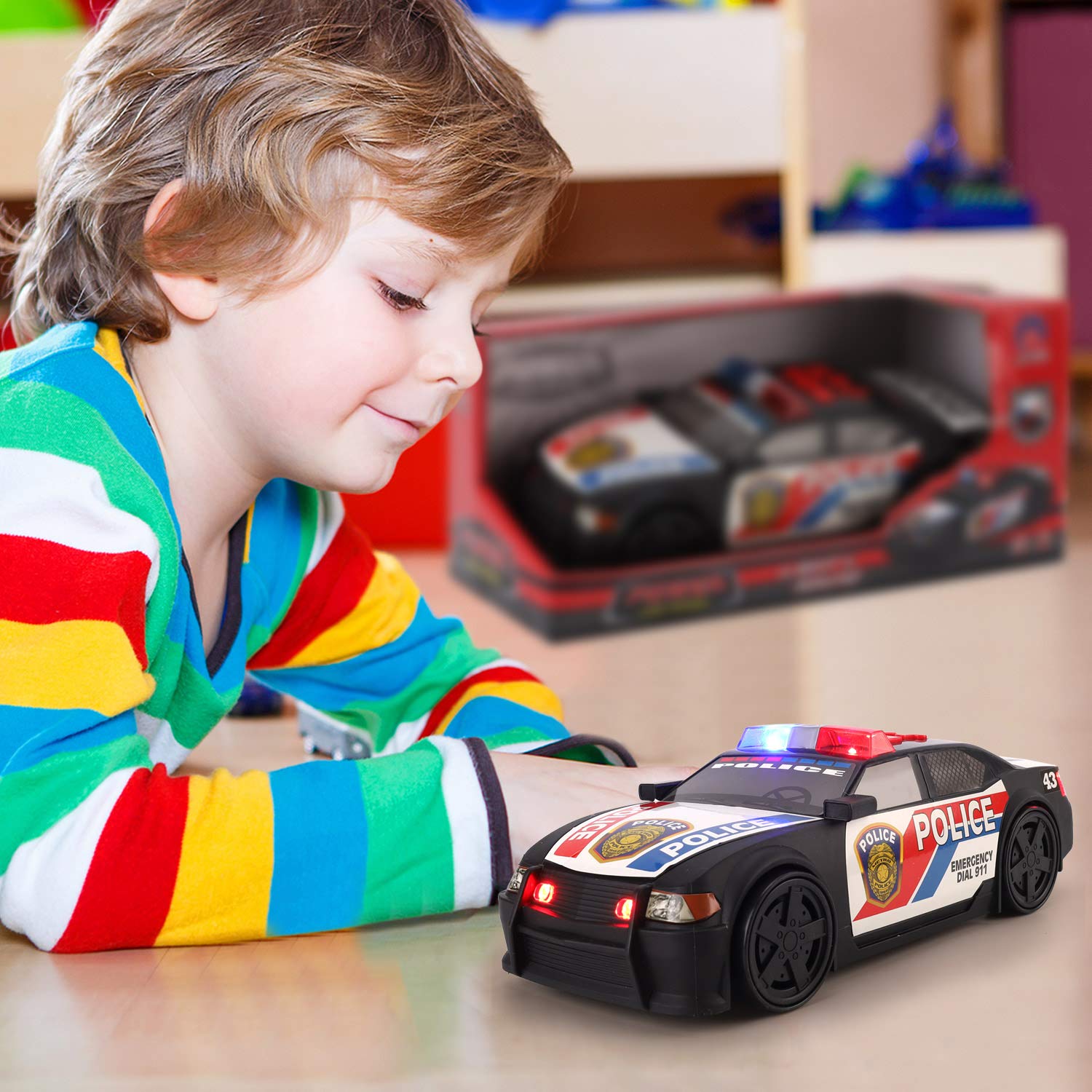 Mua Liberty Imports Motorized Police Cruiser Kids Toy Cop Car Electric ...