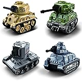 Amazon.com: ArtCreativity Mini Pullback Tanks, Pack of 24, Fun Army ...
