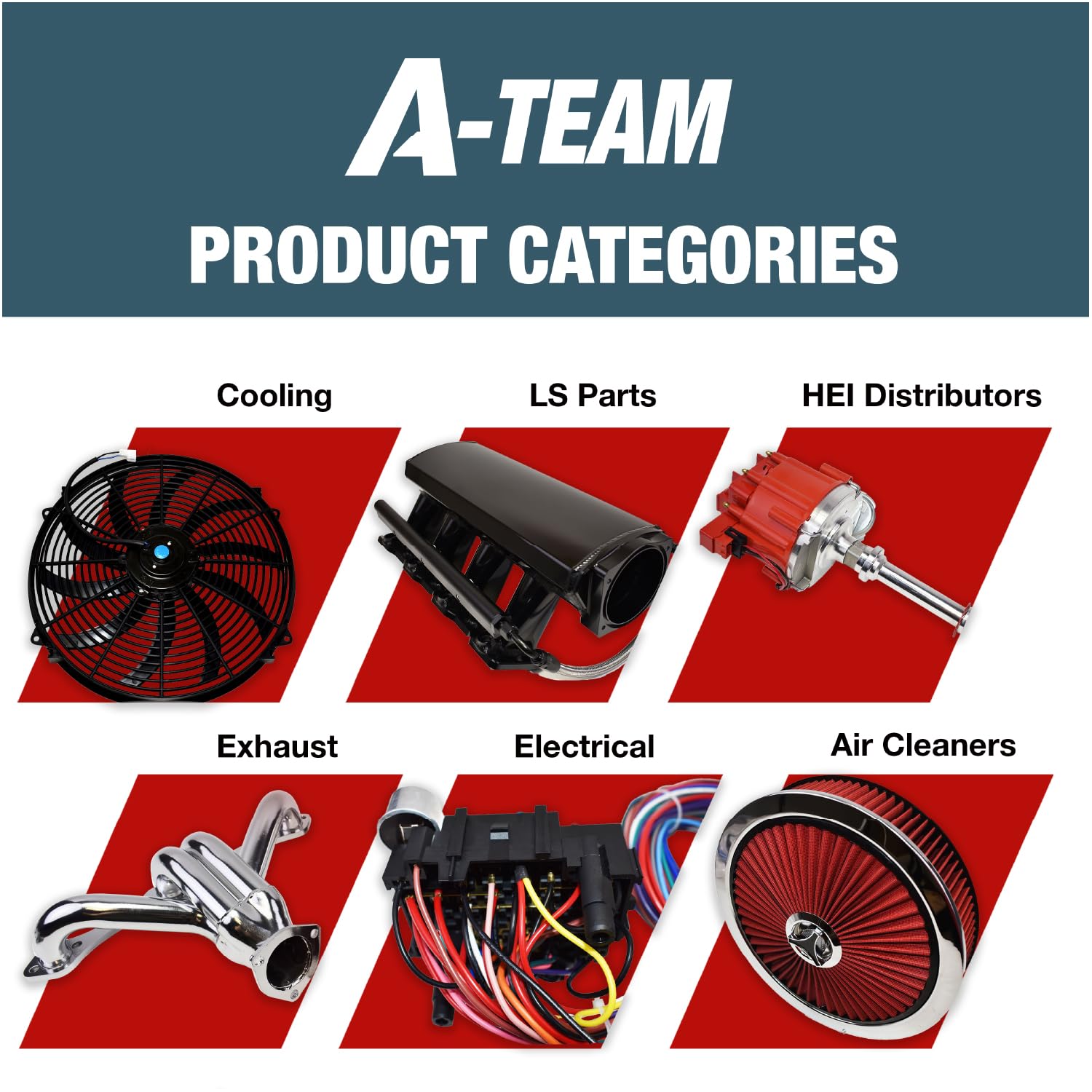 Mua A-Team Performance - High Flow Replacement Air Cleaner - Flow-Thru ...