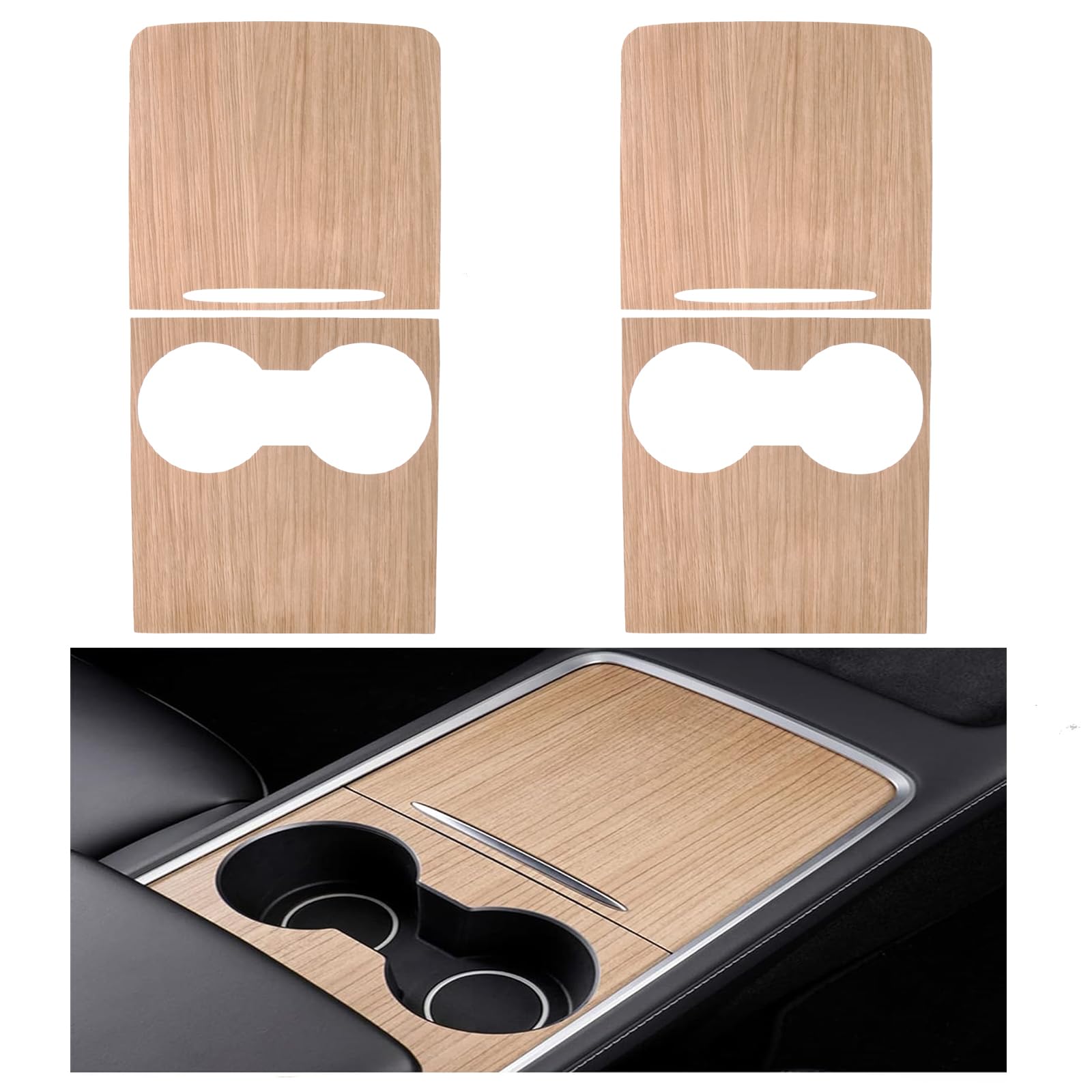 Wolpark Tesla Model 3 Model Y 2023 2022 2021 Center Console Wrap Kit ...