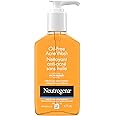 Neutrogena Oil-Free Acne Face Wash with Salicylic Acid, Non Comedogenic ...