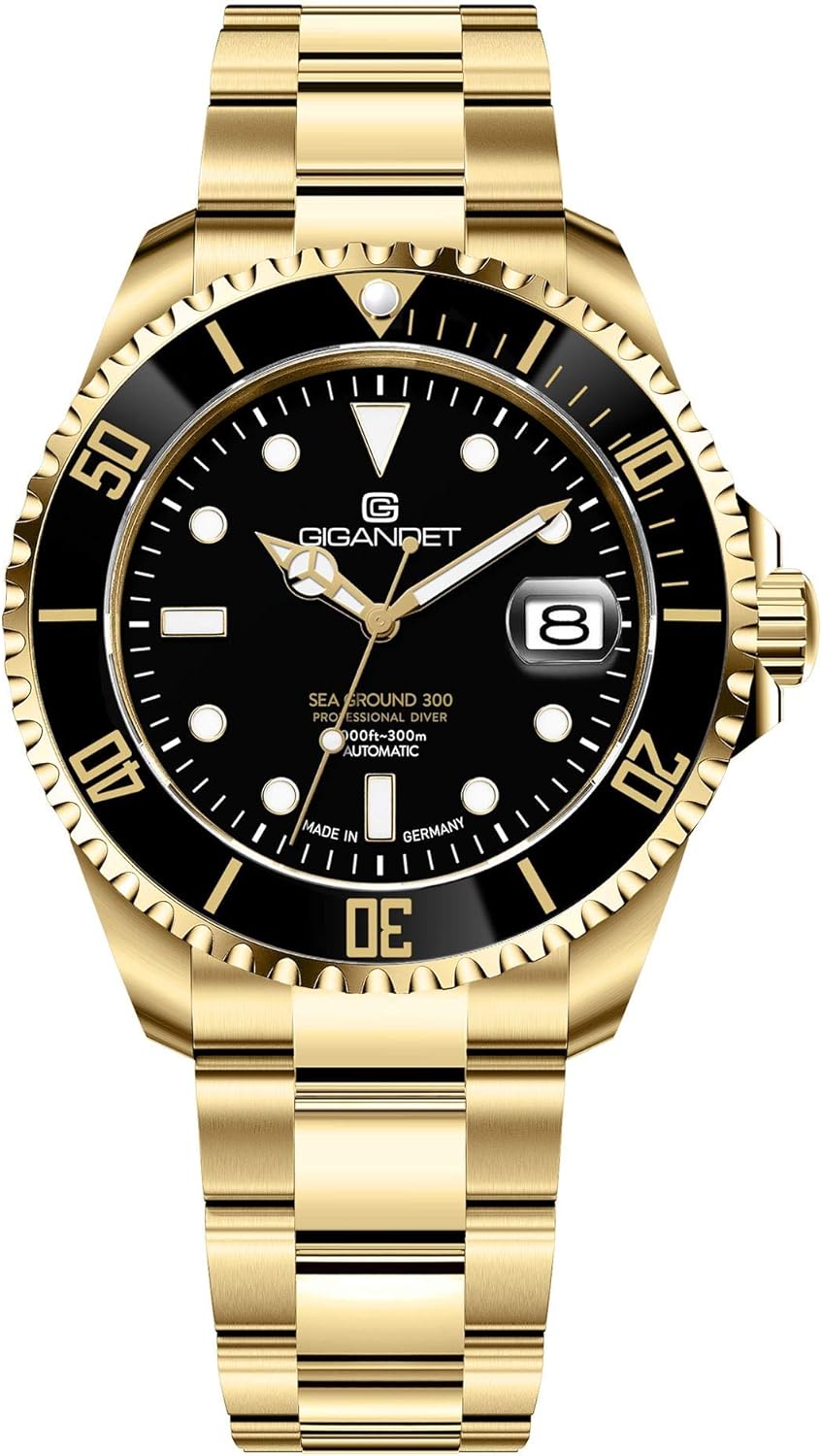 Gigandet Men's Automatic Watch Sea Ground 300 – Made in Germany ...