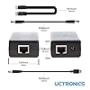 UCTRONICS PoE Splitter 5V 4A for Raspberry Pi 4 and Jetson Nano, Active ...