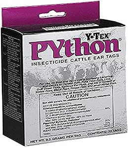 Amazon.com : Y-TEX 2950110 Python Purple Insect Tag-Sell by ea : Pet ...