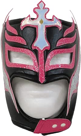 Amazon.com: Female Lucha Libre Mexican Wrestling Mask Black - Pink 21 ...