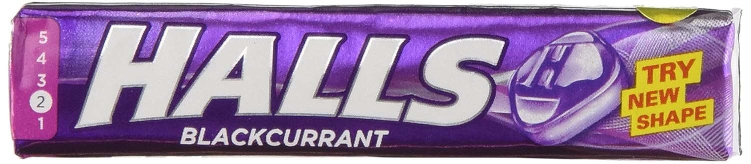 Halls Mentho-Lyptus Throat Lozenges Stick Pack Blackcurrant: Amazon.co ...