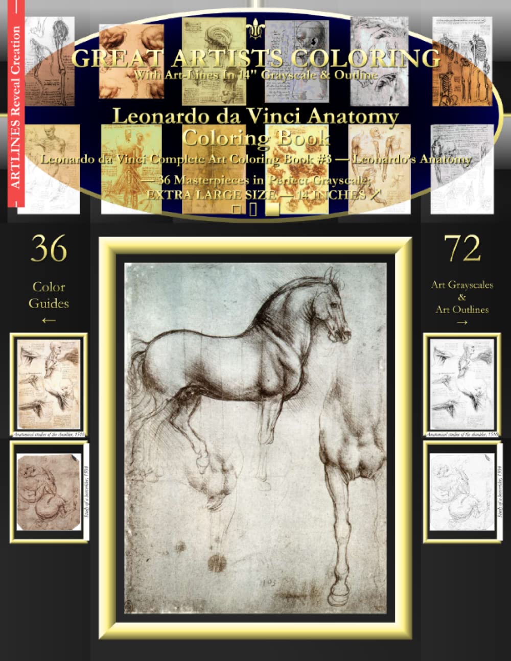 Mua Leonardo da Vinci Anatomy Coloring Book: Leonardo da Vinci Complete ...