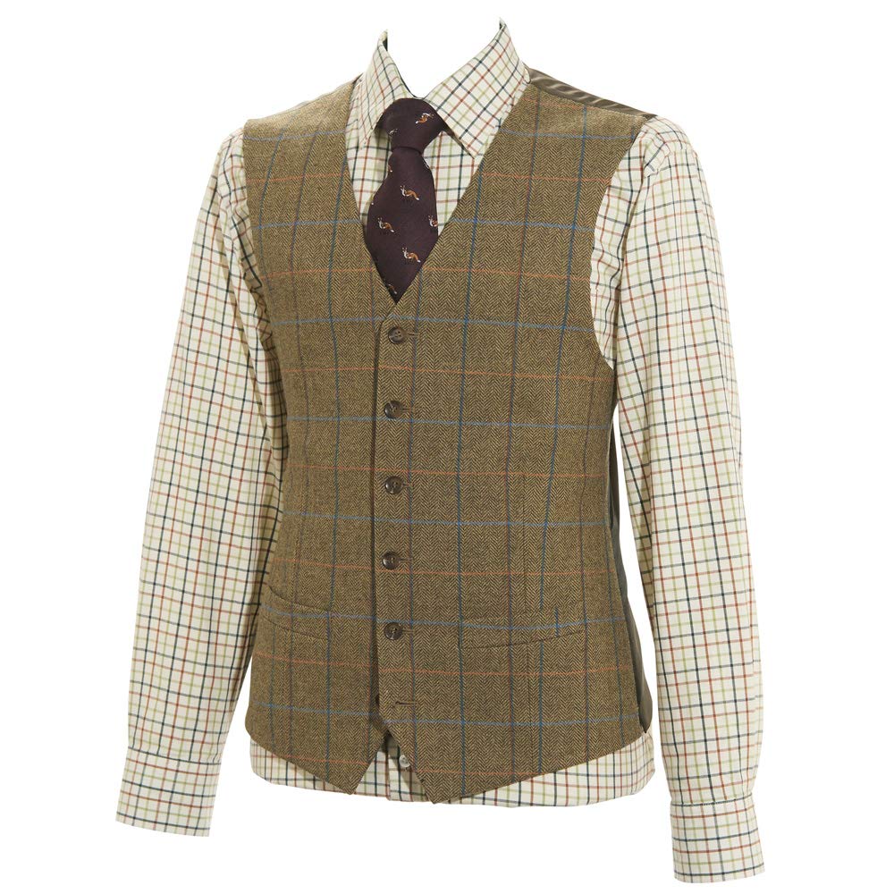 Waistcoats Samuel Windsor Mens Tweed Waistcoat Clothing