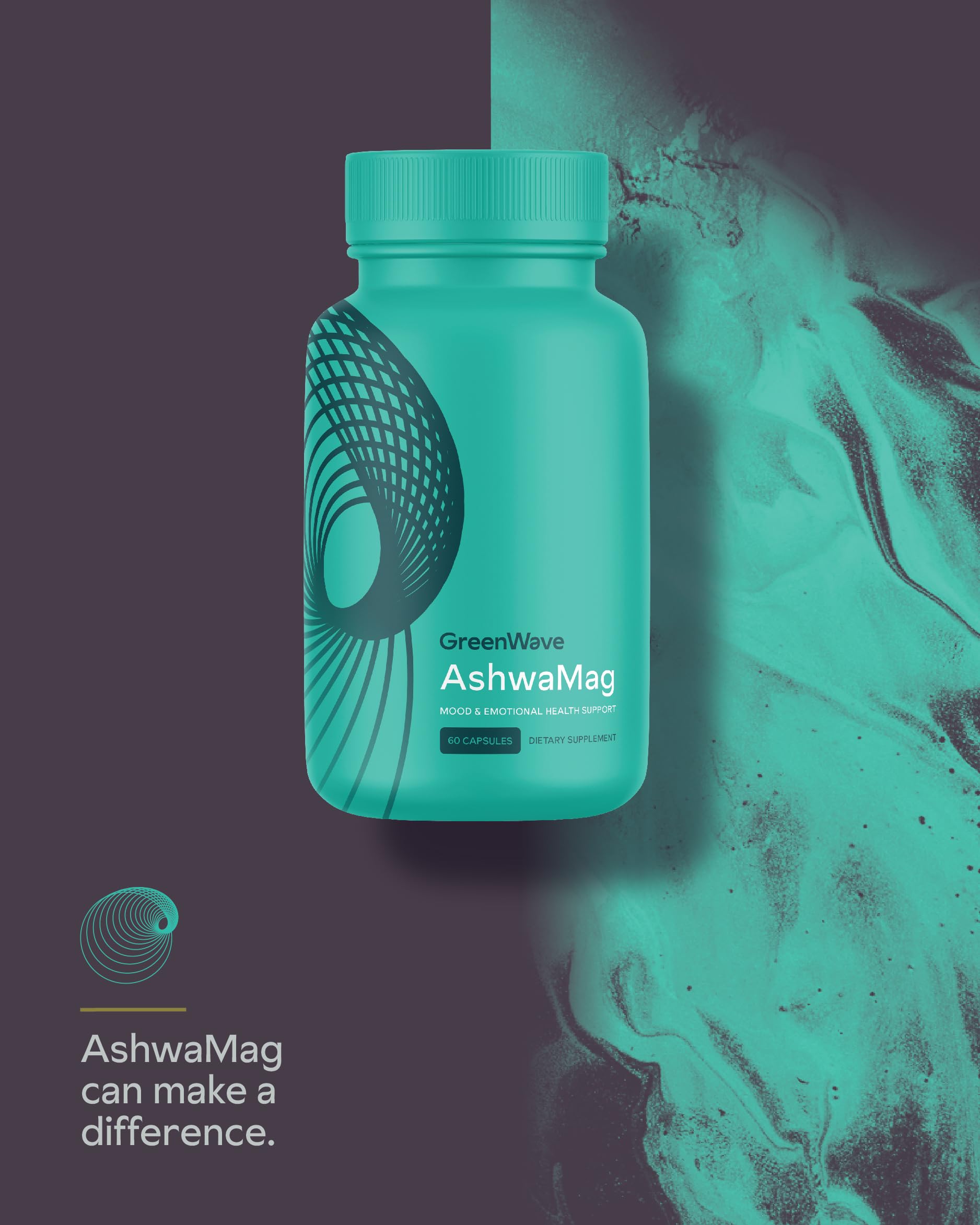 Mua AshwaMag, 5 Clinically Studied Ingredients: Organic & Patented ...