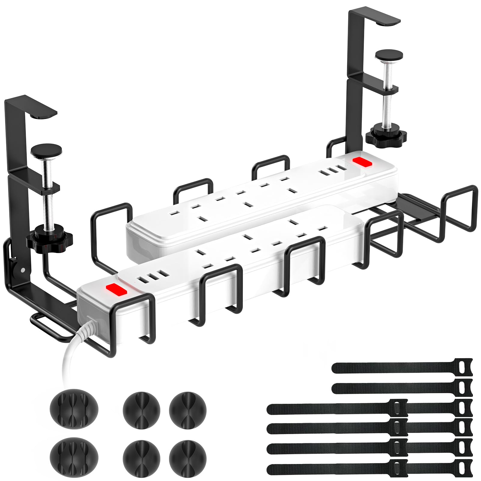 Mua Under Desk Cable Management Tray, Cable Management Under Desk for ...