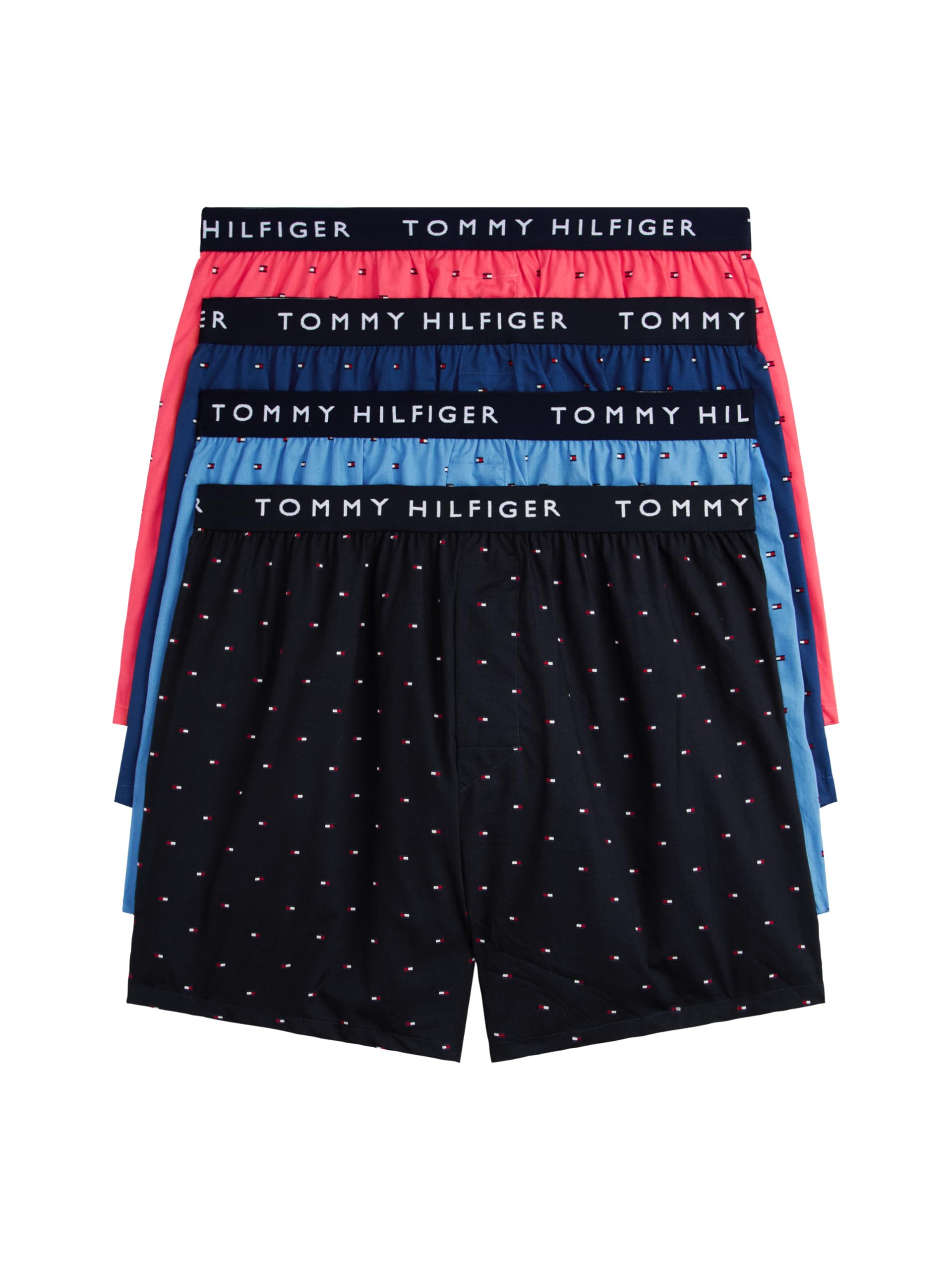 Tommy Hilfiger Men's Cotton Classic 4-Pack Woven Boxer for sale | Katy ...