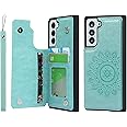 Amazon.com: Jaorty for Galaxy S21 Plus/S21+ Wallet Case with RFID Blocking Card Holder for Girls ...