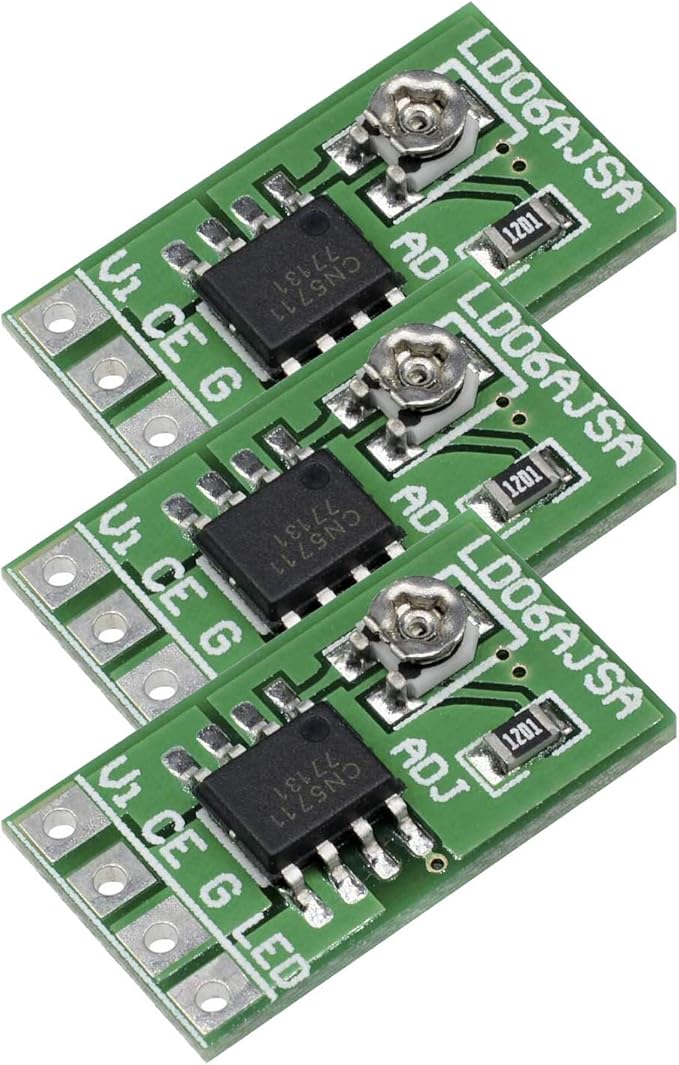 Aideepen 3PCS New DC 3.3V 3.7V 5V LED Driver 30-1500MA: Amazon.co.uk ...