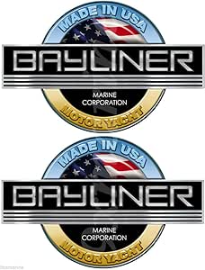 Bayliner Boat Decals/Stickers for Boat Restoration. 7.5 inch Long Each ...